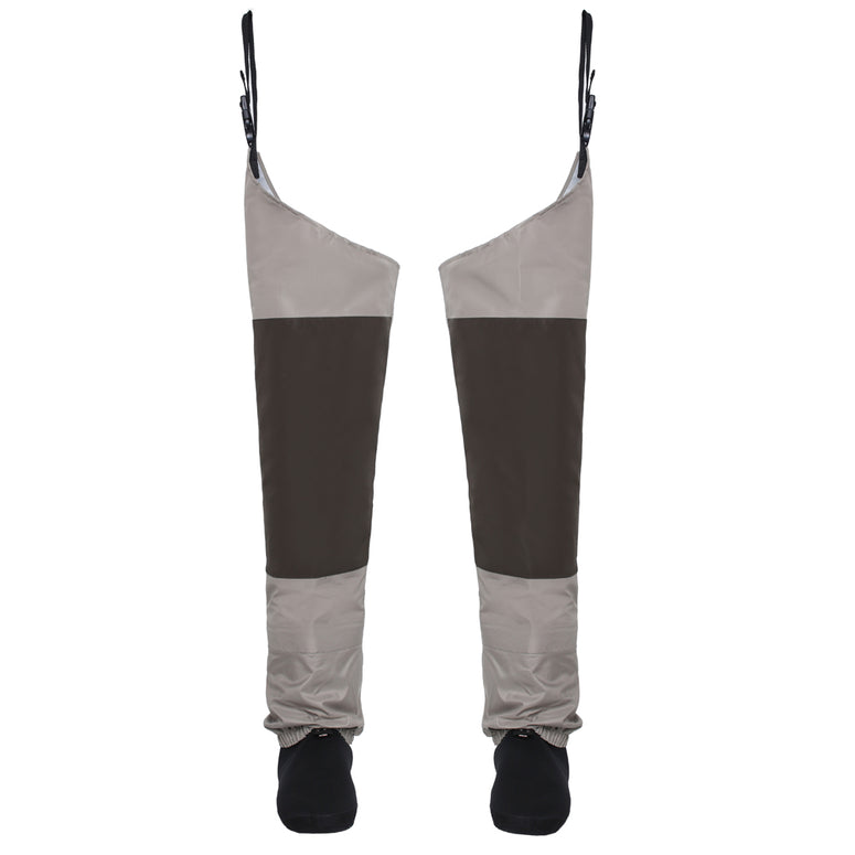 Kylebooker Waterproof Breathable Stockingfoot Wading Pants Waist Fishi
